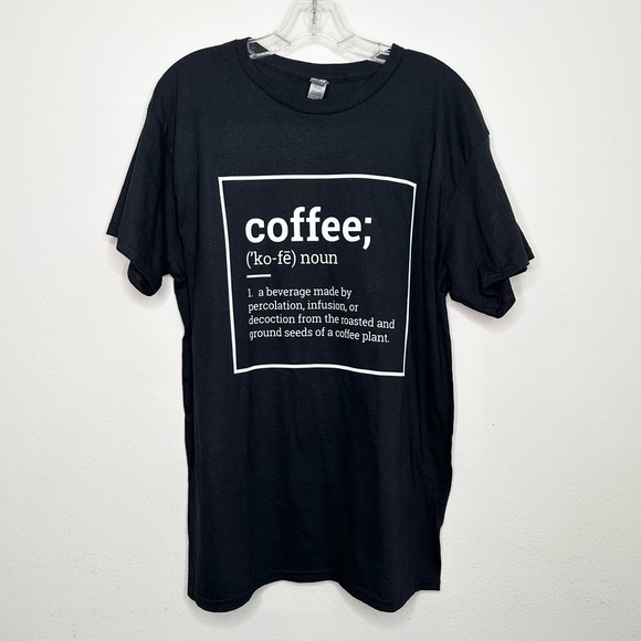 Gildan | Tops | Nwot Coffee Definition Tee Shirt | Poshmark